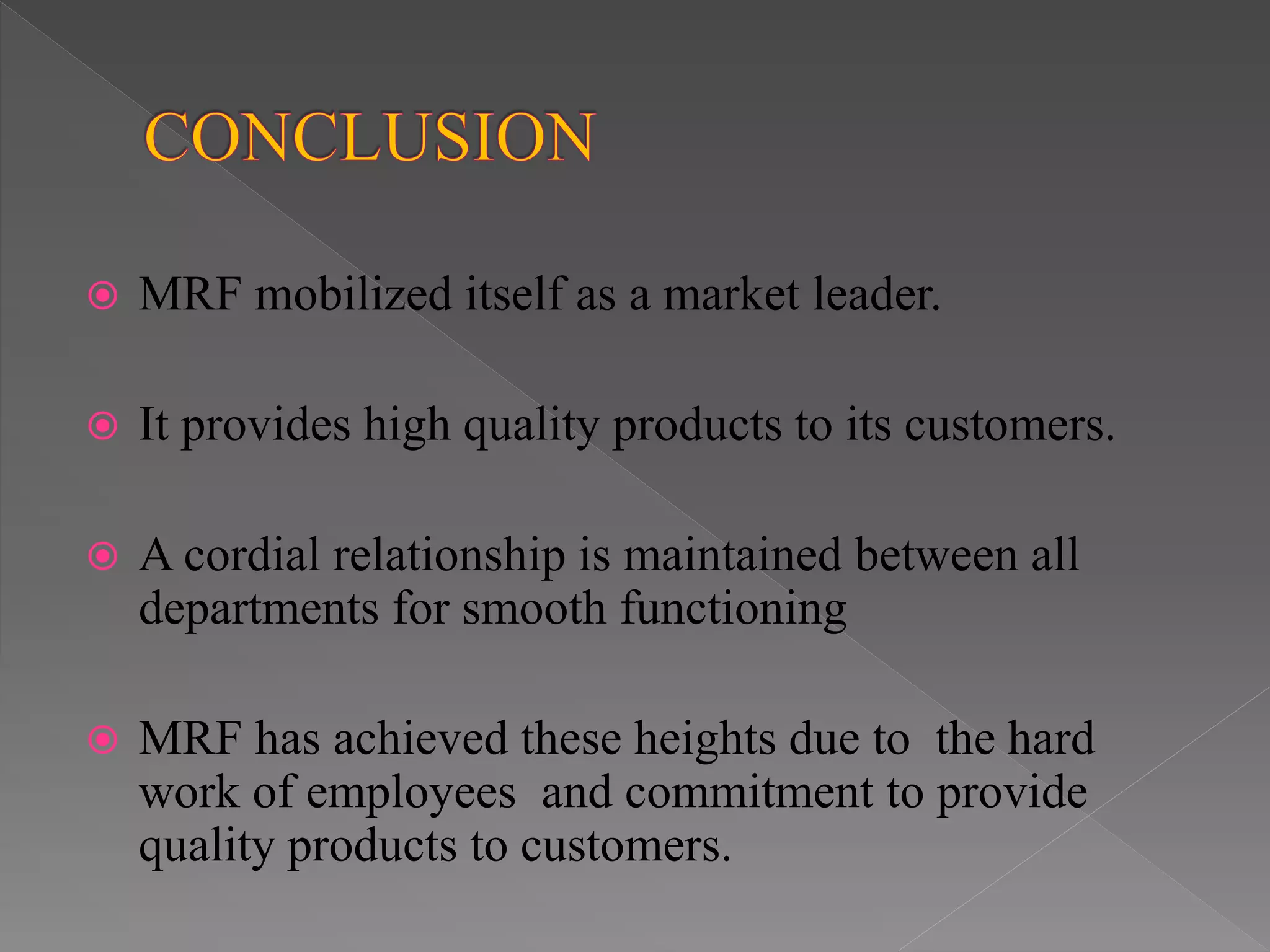 MRF ,Kottayam | PPTX