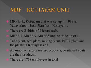 MRF ,Kottayam | PPTX