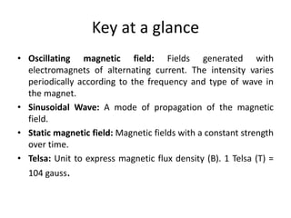 Oscillating magnetic field for food processing | PPTX