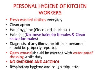 KITCHEN INFECTION CONTROL AND FOOD SAFETY .pptx