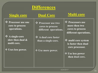 Dual-core processor | PPTX