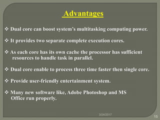 Dual-core processor | PPTX