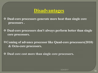 Dual-core processor | PPTX