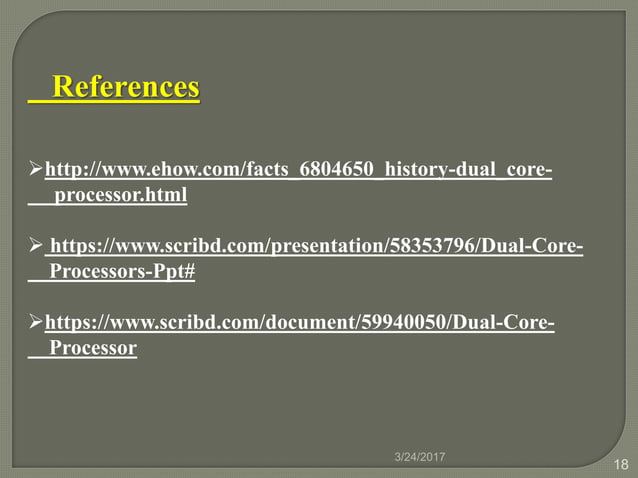 Dual-core processor | PPTX