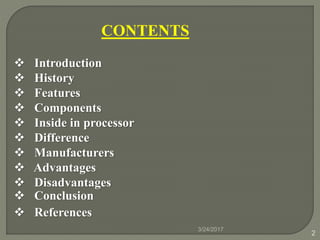 Dual-core processor | PPTX