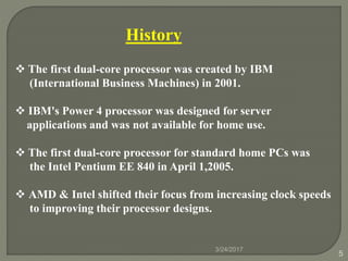 Dual-core processor | PPTX