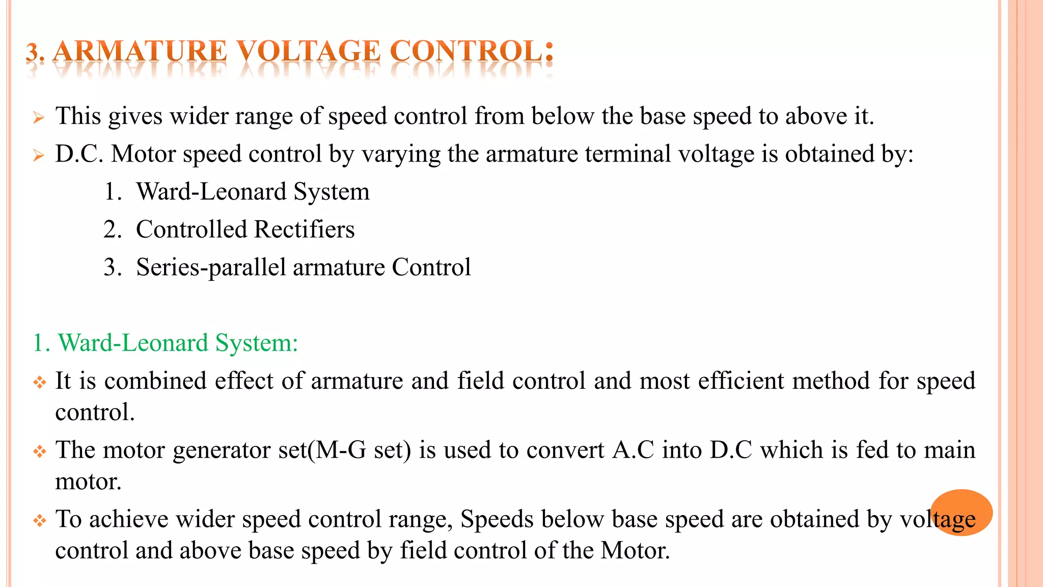 Speed Control Of DC Motor | PPTX