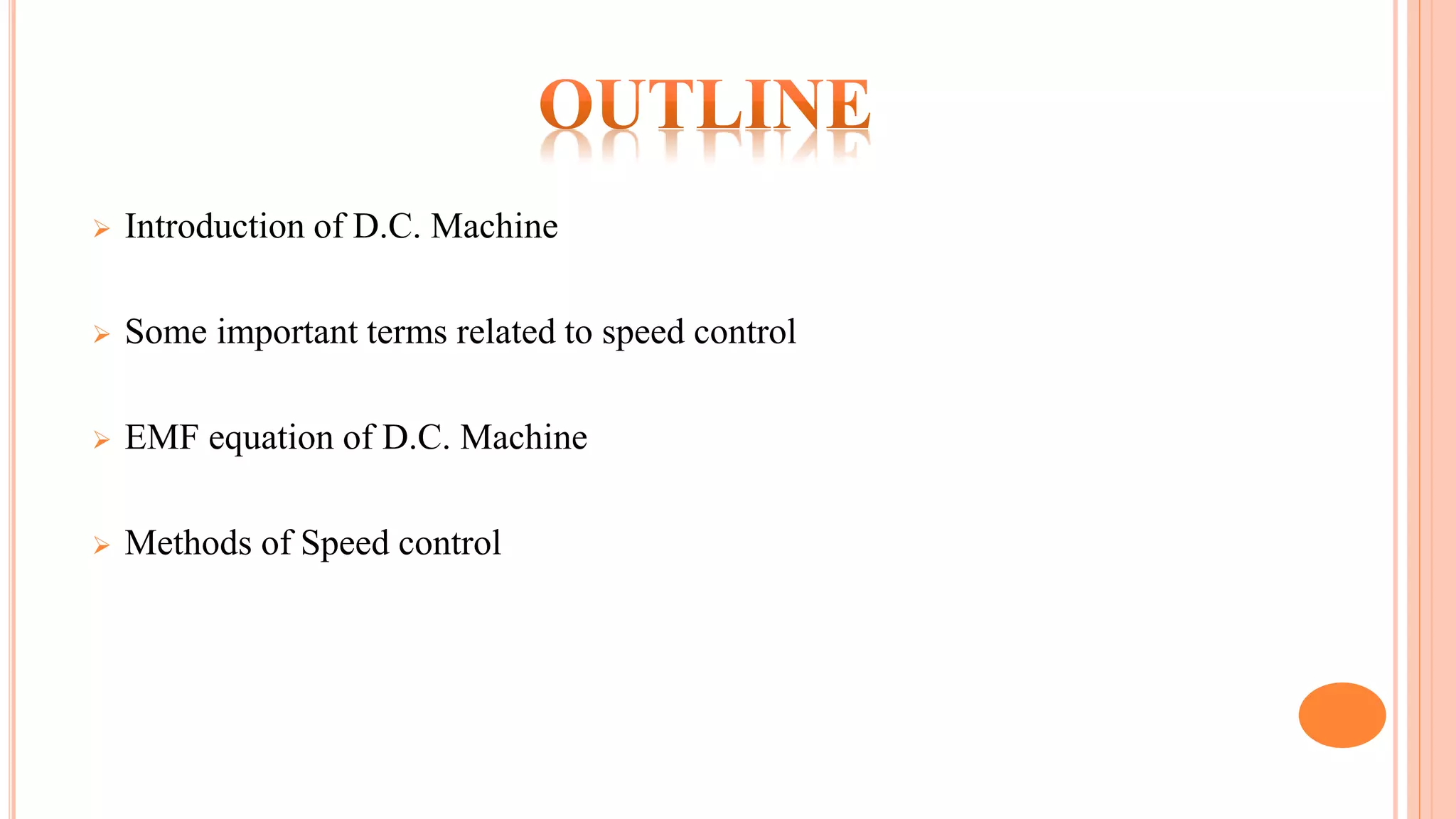 Speed Control Of DC Motor | PPTX