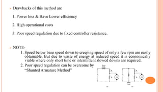 Speed Control Of DC Motor | PPTX