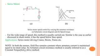 Speed Control Of DC Motor | PPTX