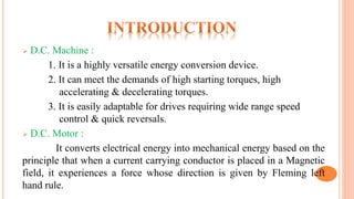 Speed Control Of DC Motor | PPTX
