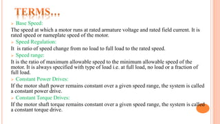 Speed Control Of DC Motor | PPTX