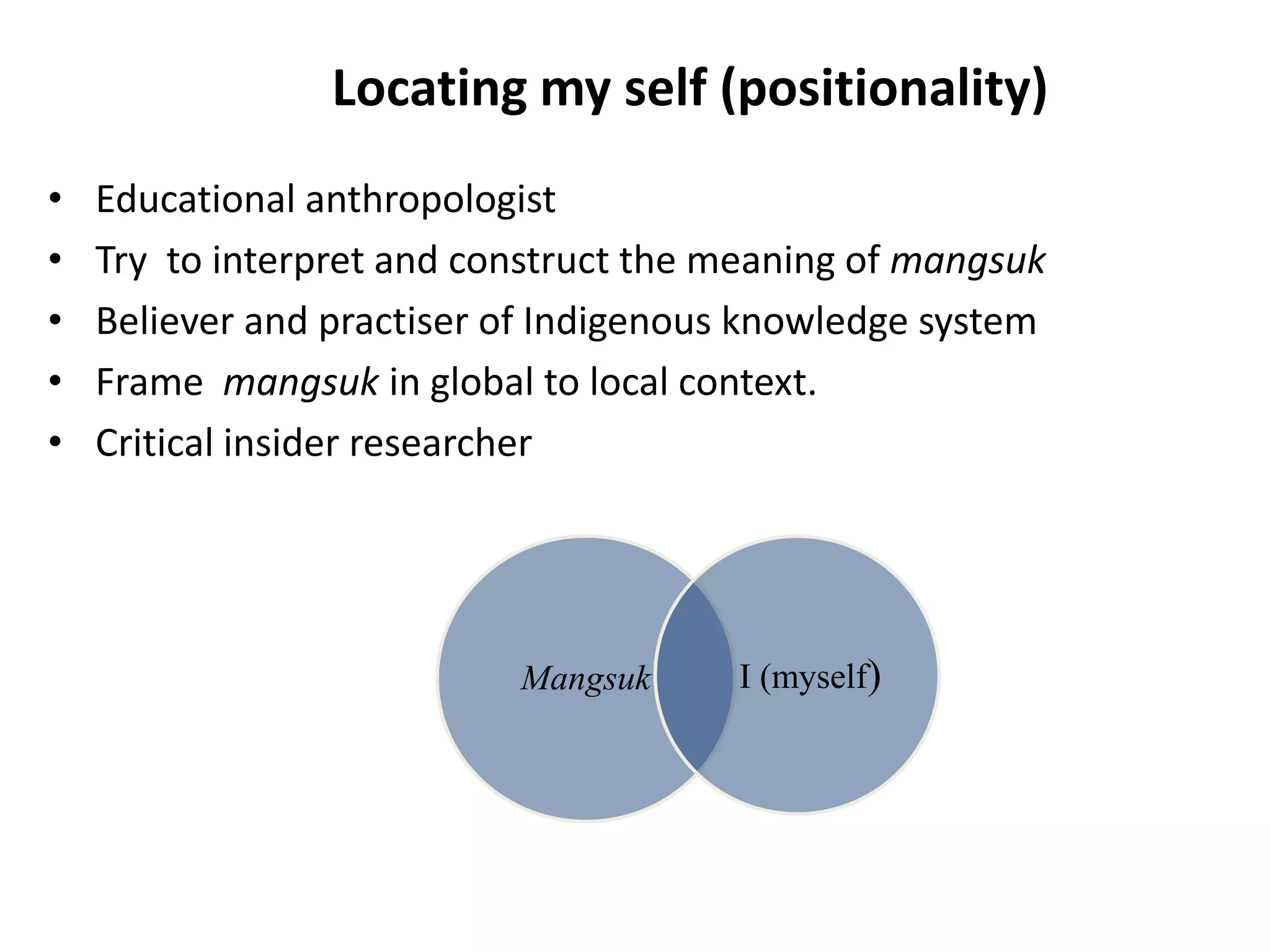 An auto/ethnography research proposal | PPTX