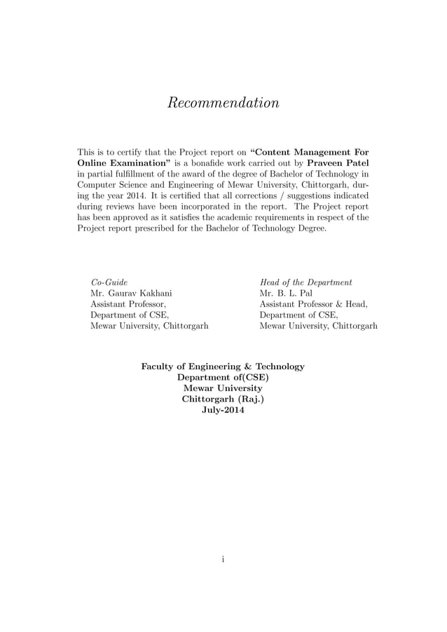 online examination management system | PDF | Educational Assessment ...