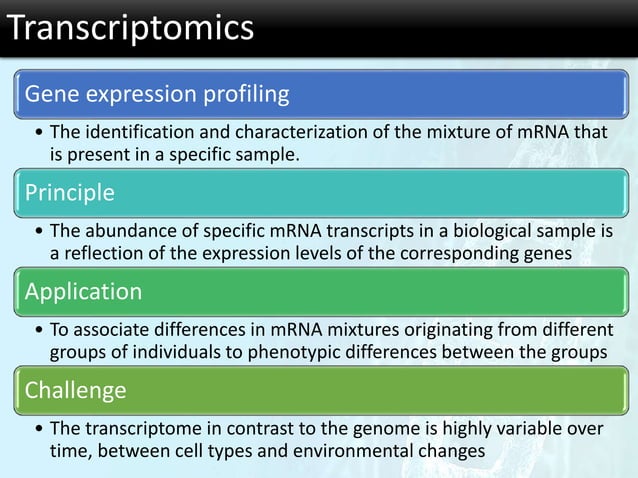 Genomics, Transcriptomics, Proteomics, Metabolomics - Basic concepts ...