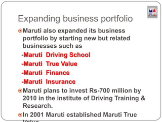 maruti suzuki india ltd | PPTX
