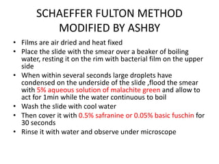 SPECIAL BACTERIAL STAINING | PPTX
