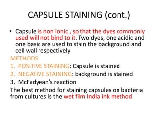 SPECIAL BACTERIAL STAINING | PPTX