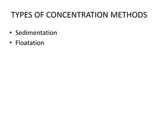 STOOL CONCENTRATION METHODS | PPTX
