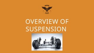overview of suspension and Different types | PPTX