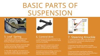 overview of suspension and Different types | PPTX