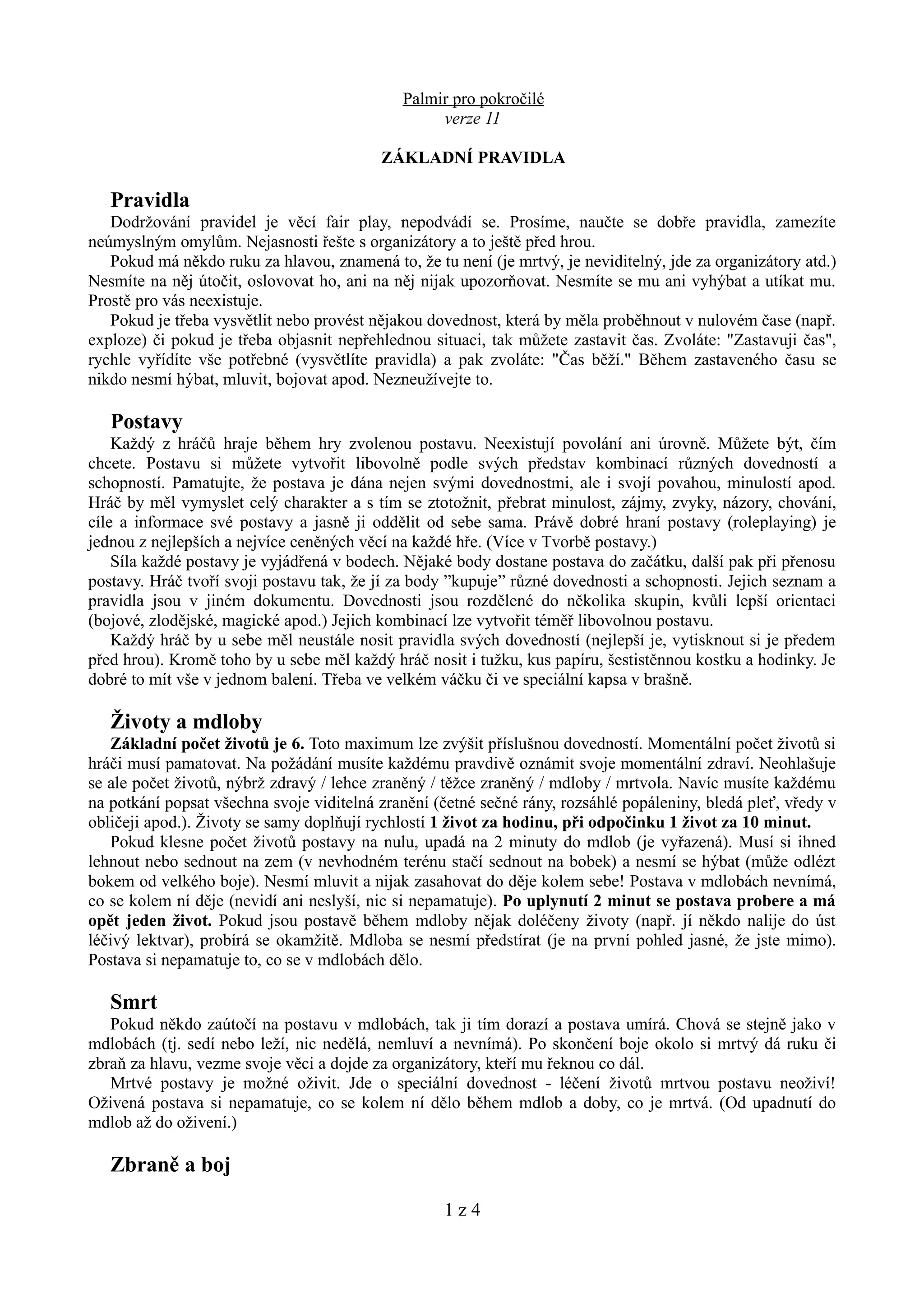 Pravidla | PDF