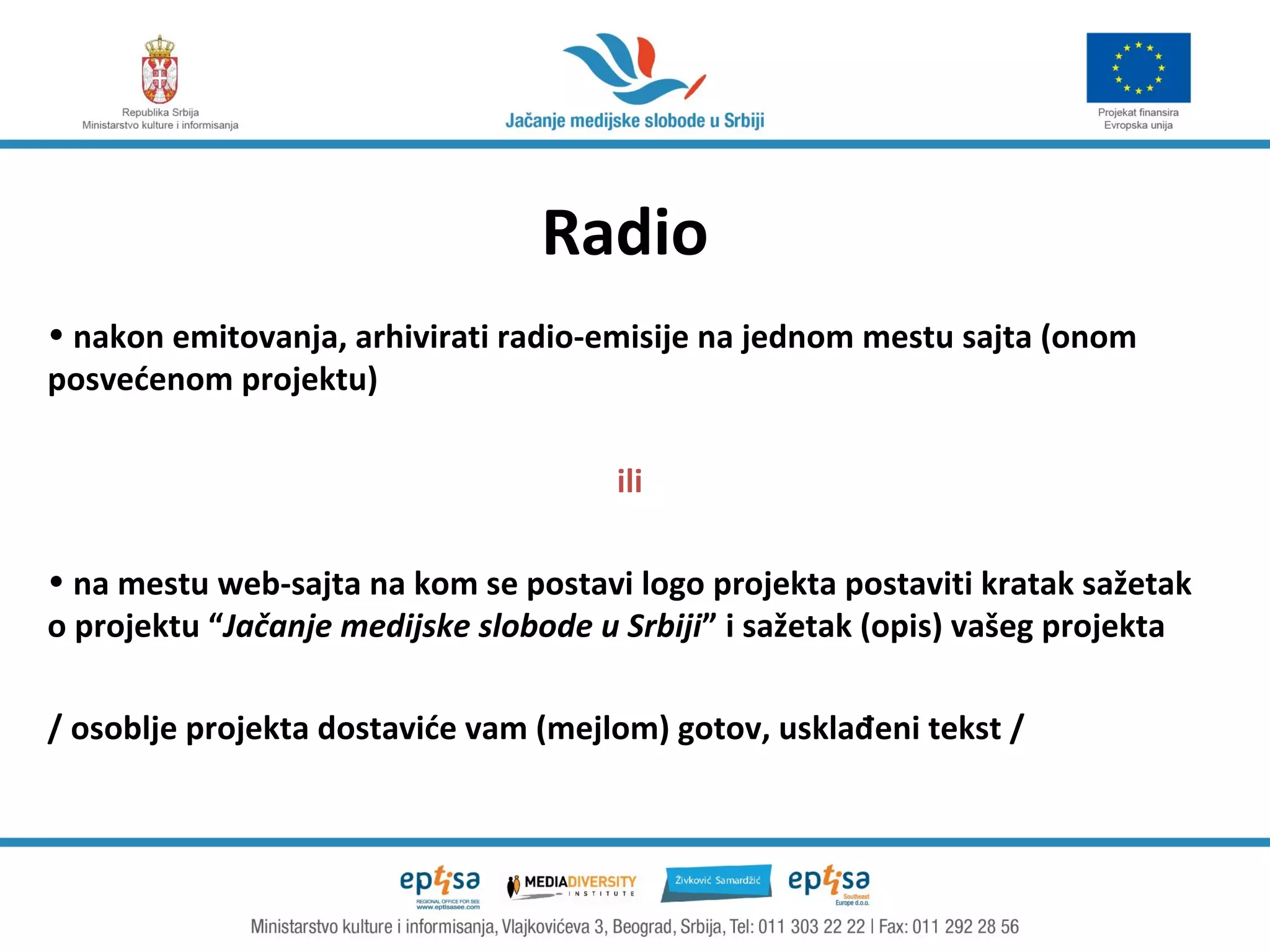 Pravila brendiranja-i-predstavljanja EU visibility | PPT | Free Download