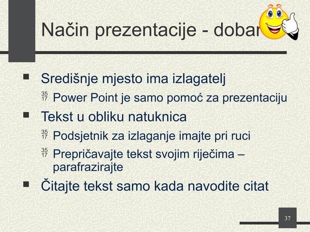 Pravila_prezentacije za izradu Power point | PPT
