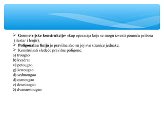 Pravilni poligoni | PPT