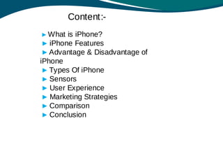 pravin iPhone ppt..pdf | Cameras and Camcorders | Consumer Electronics