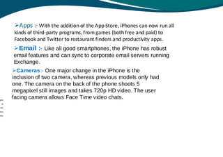 pravin iPhone ppt..pdf | Cameras and Camcorders | Consumer Electronics