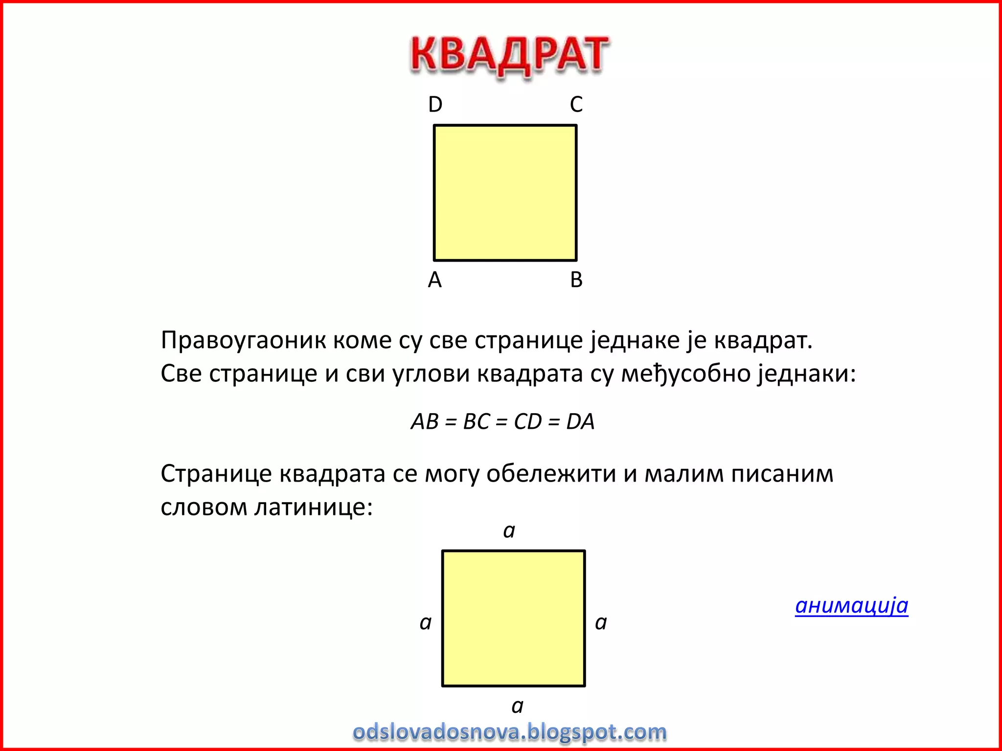 Pravougaonik i kvadrat temena i stranice.pptx