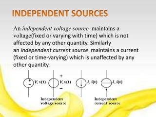 dependent and independent sources | PPTX