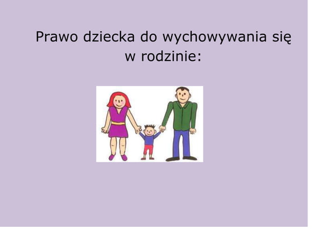 Prawa dziecka | PPT
