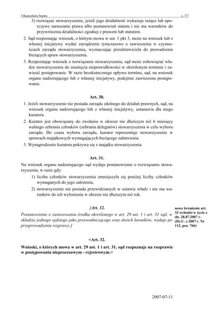 Prawo o stowarzyszeniach | PDF