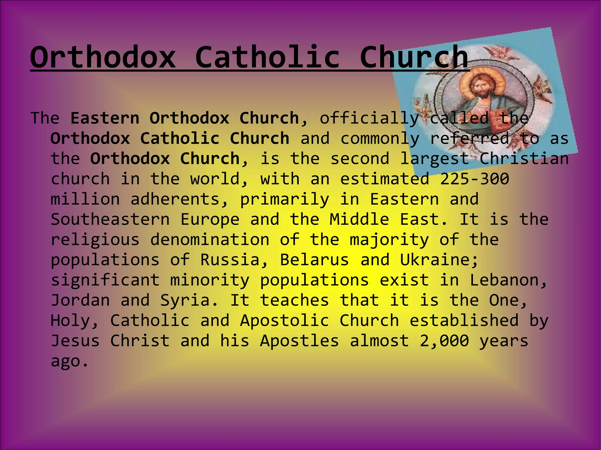 Orthodoxy | PPT