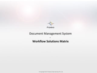WSM - Document Management presentation | PPT