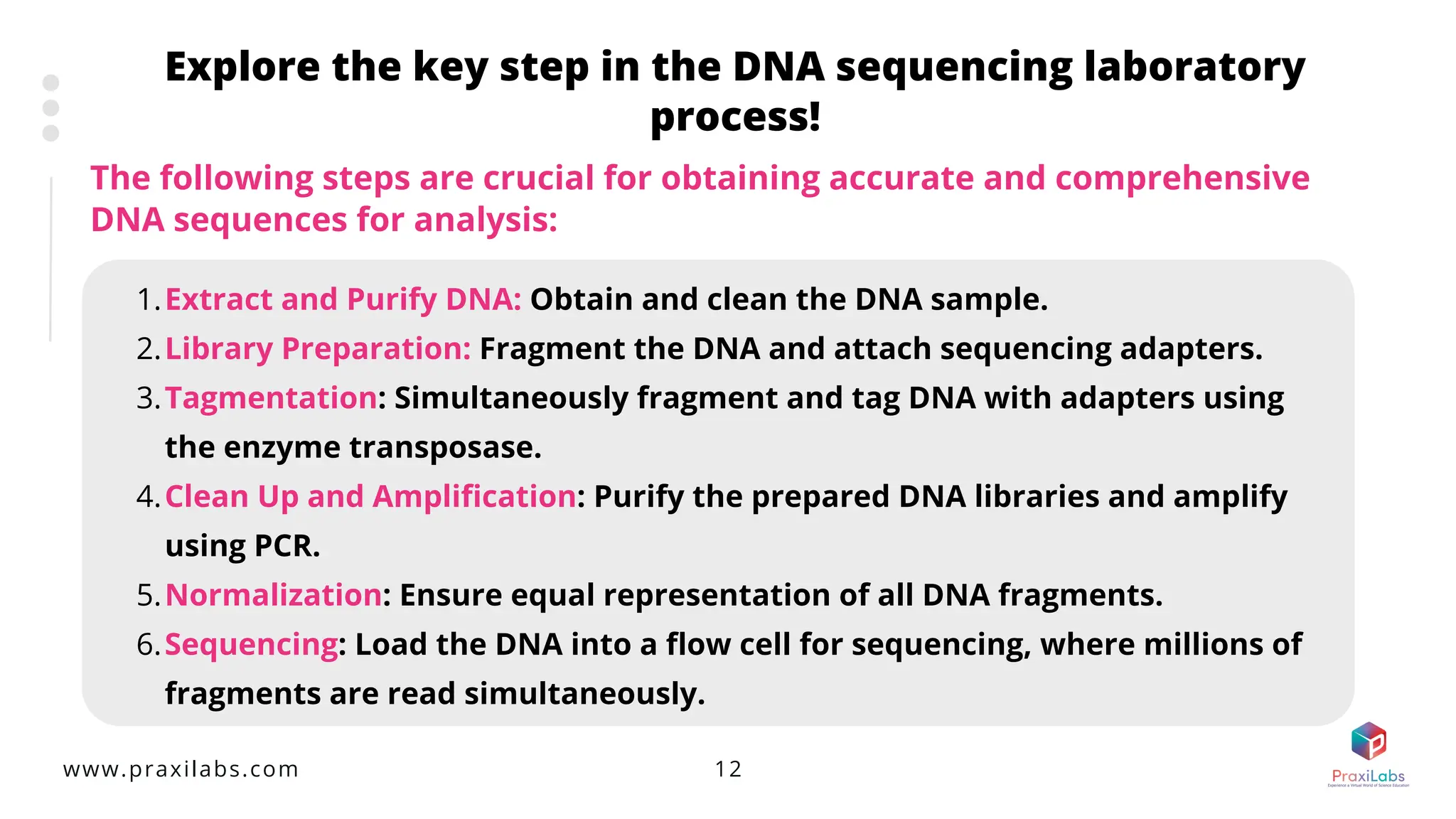 PraxiLabs- A Deep Dive into DNA Sequencing: Methods and Applications | PDF