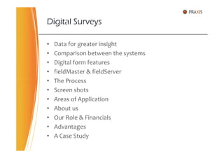 Android mobile based Field Data Collection | PPT