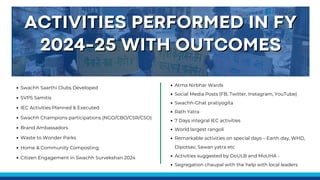 Prayagraj PPT-1.pdf IEC PLAN ACTIVITY IN MUNICIPAL CORPORATION | PDF