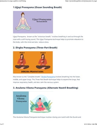Pranayama: Harnessing the Power of Breath for Holistic Wellness | PDF