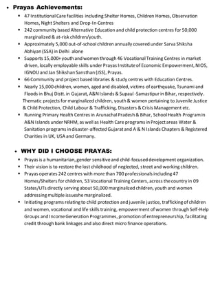 PRAYAS NGO | PDF