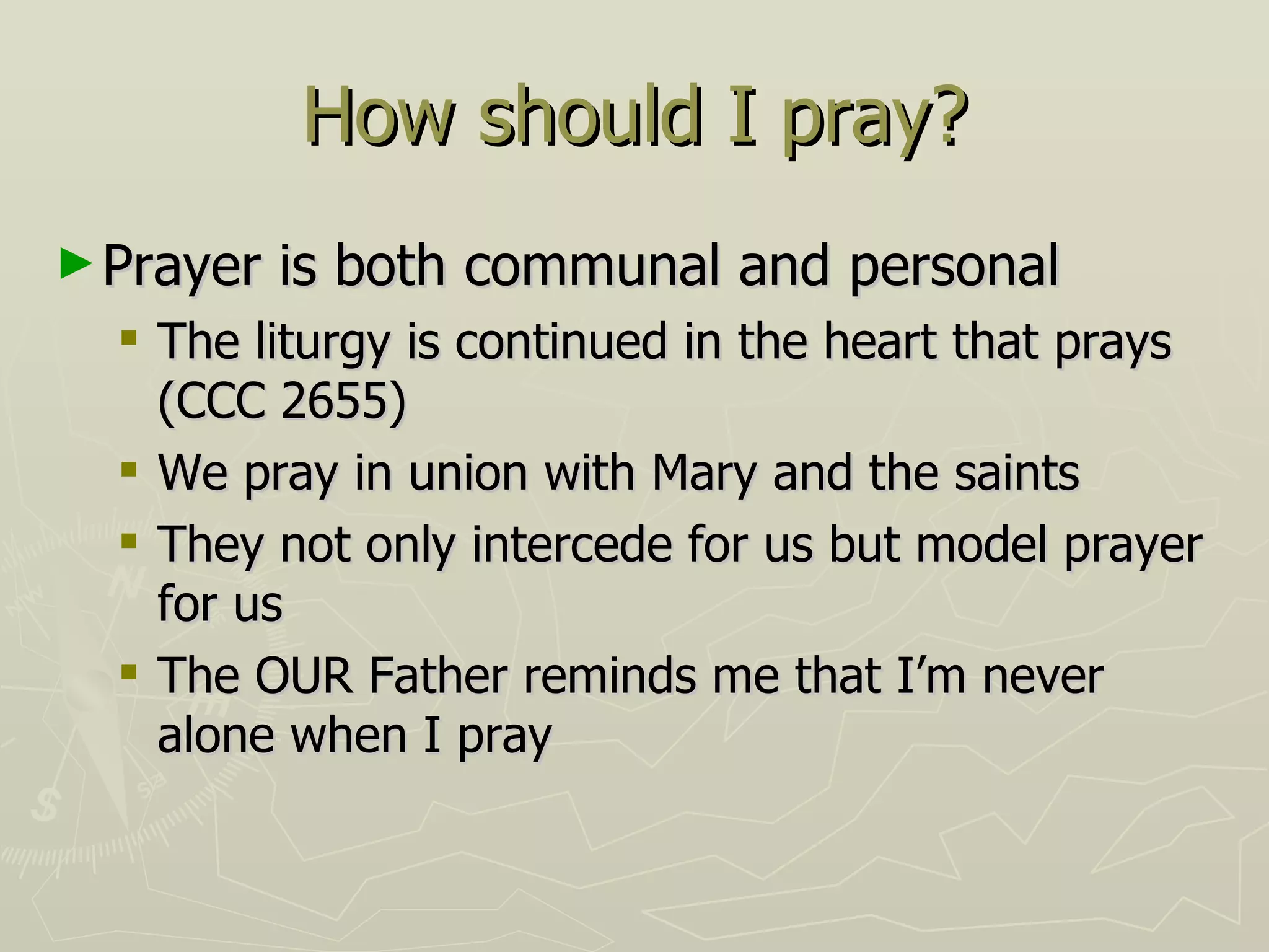 Prayer | PPT | Christianity | Religion & Spirituality