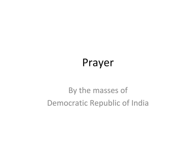 Prayer | PPT