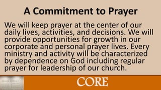 Core 2: A Commitment to Prayer | PPTX