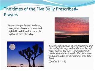 Nemaz salat in Islam offered 5 times a day.ppt