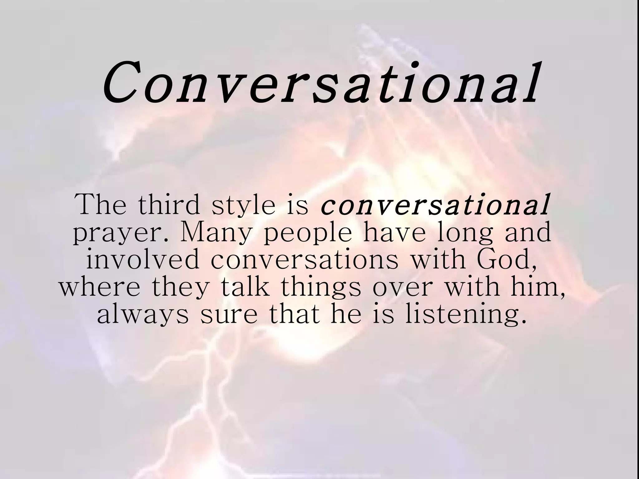 Prayer Presentation | PPT