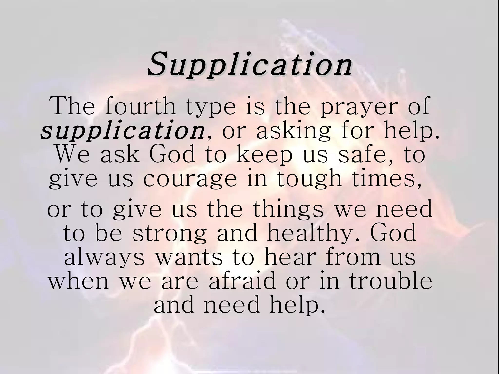 Prayer Presentation | PPT