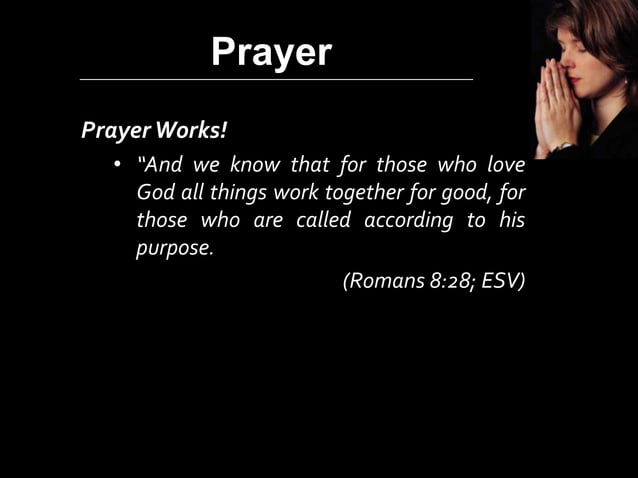 Romans 8 and Prayer | PPTX