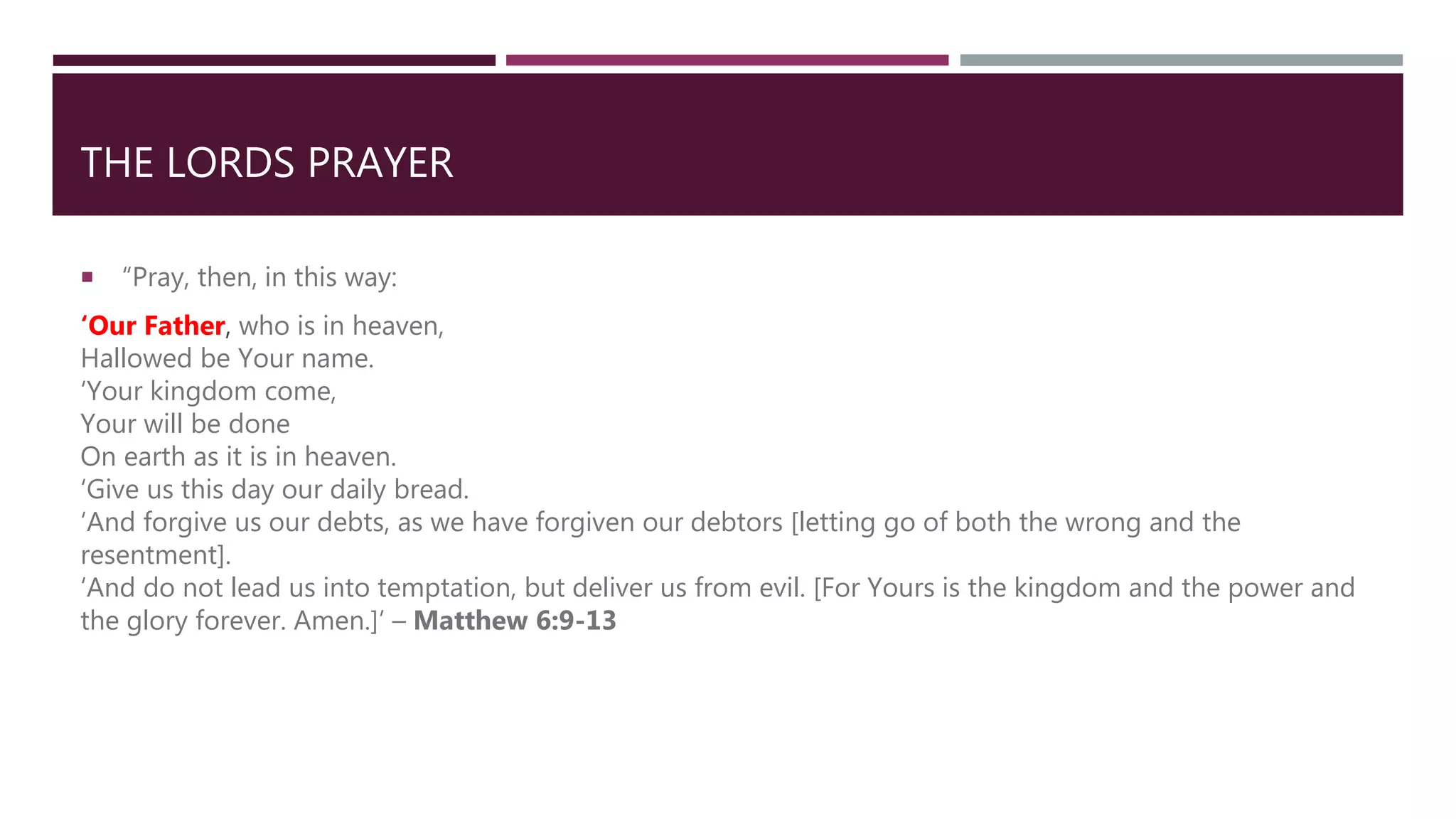 Communication with God | PPTX